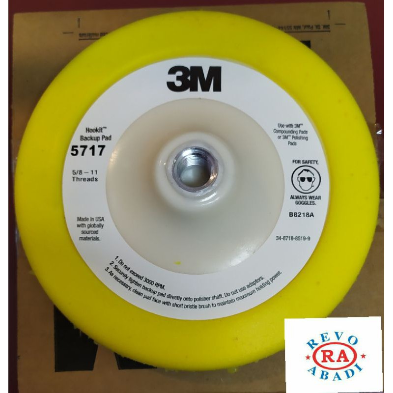 Jual 3M 5717 Hookit Backup Pad 7 inch | Shopee Indonesia
