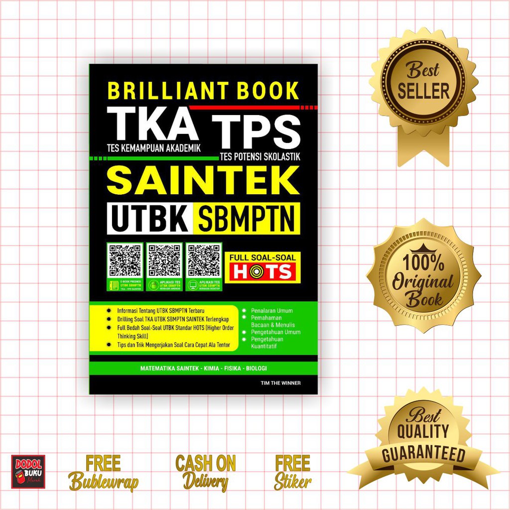 Jual SPESIAL 4.4 - BUKU TKA TPS SAINTEK UTBK SBMPTN 2022 - BUKUMURAH ...