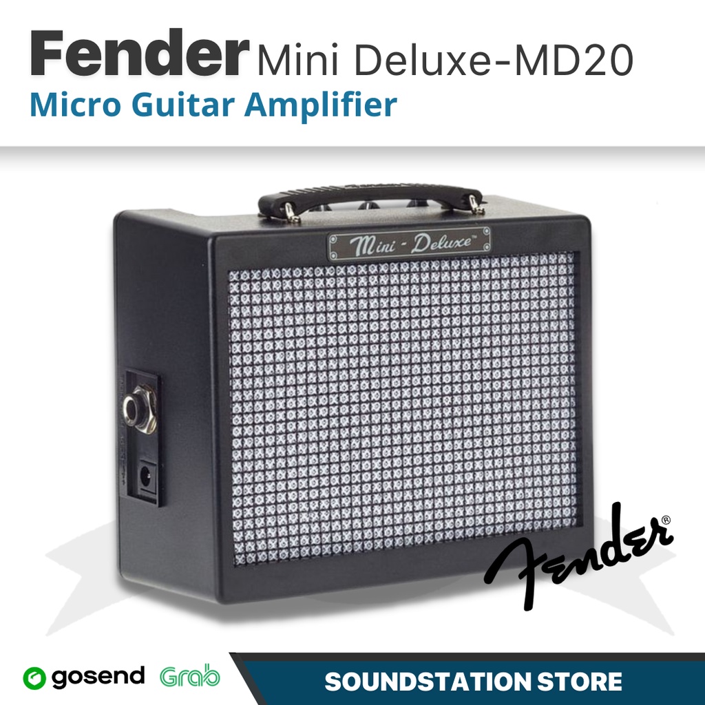 Jual Fender MD-20 Mini Deluxe Guitar Amplifier - Ampli Gitar Mini ...