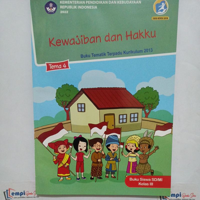 Jual Buku K13 SD Kls3 Tema4 Kewajiban dan Hakku | Shopee Indonesia