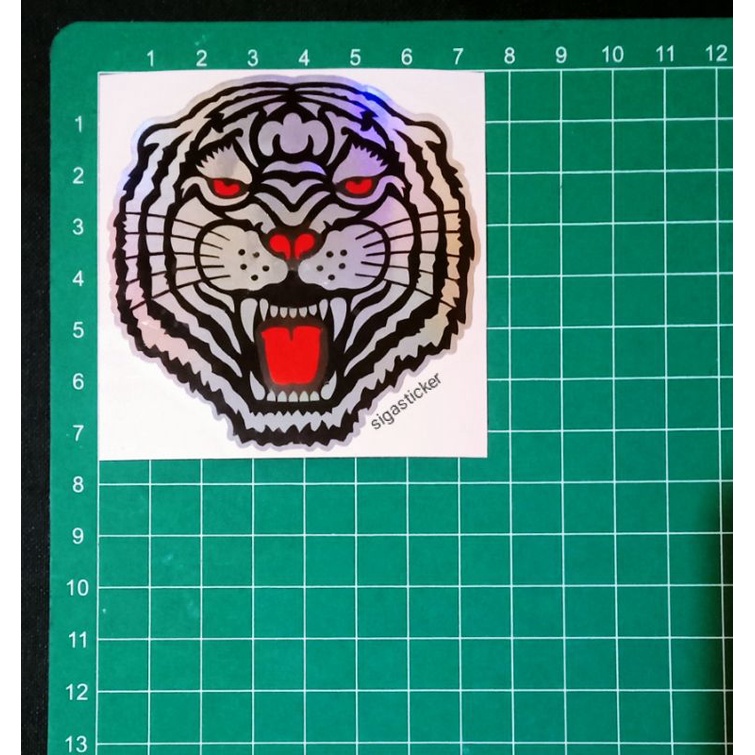 Jual stiker harimau sticker kepala harimau cutting | Shopee Indonesia