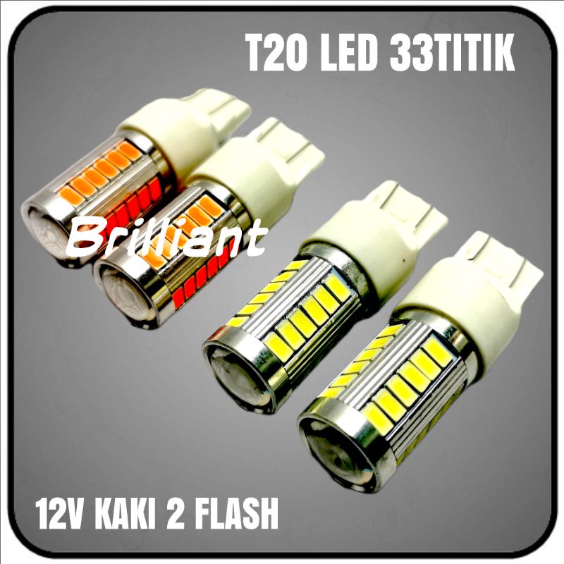 Jual Lampu Stop Rem T20 Tancep LED - 12V Kaki 2 - Blitz Flash Rem ...