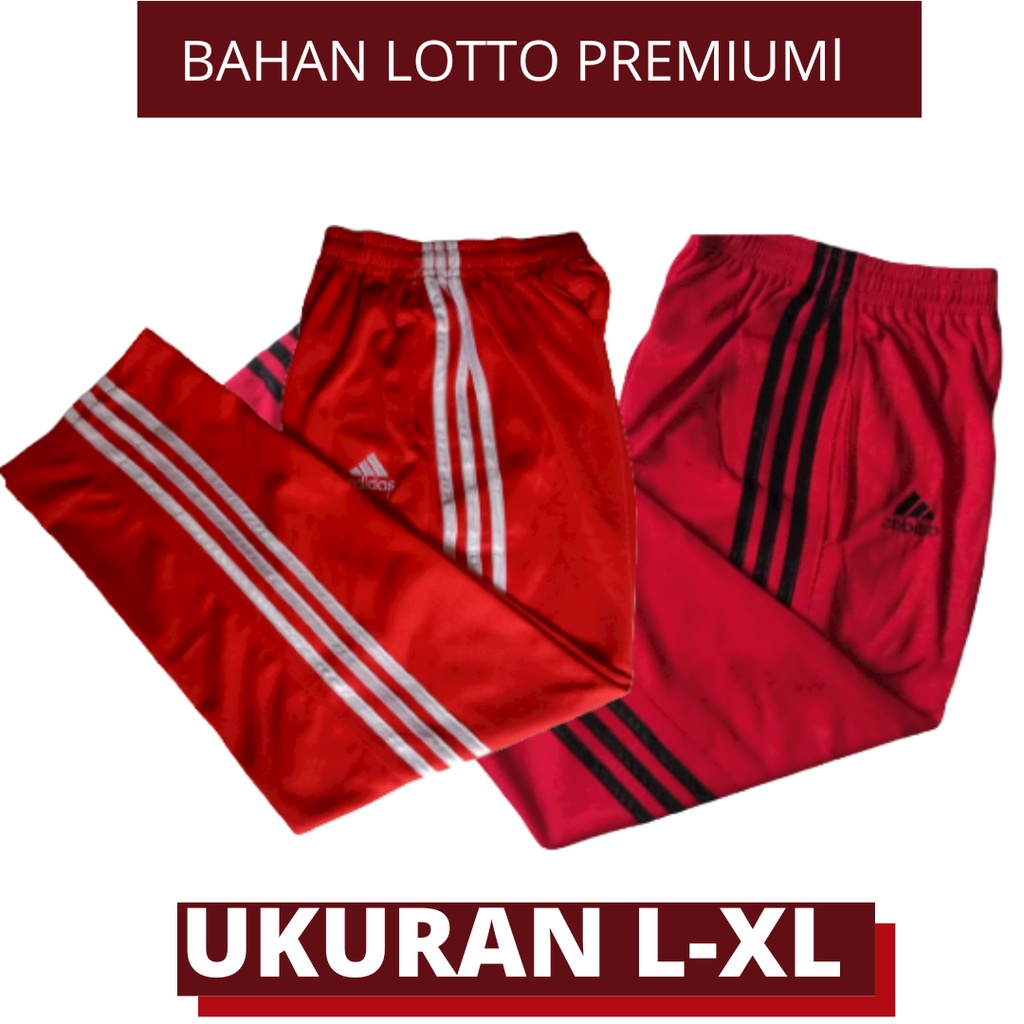 Jual Celana Training Panjang Olah Raga Pria Dan Wanita Warna Merah ...