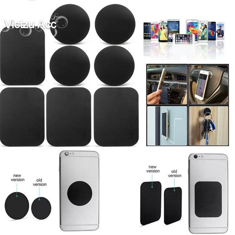 Jual Universal Metal Plate for Magnetic Car Mount Phone Holder | Shopee ...