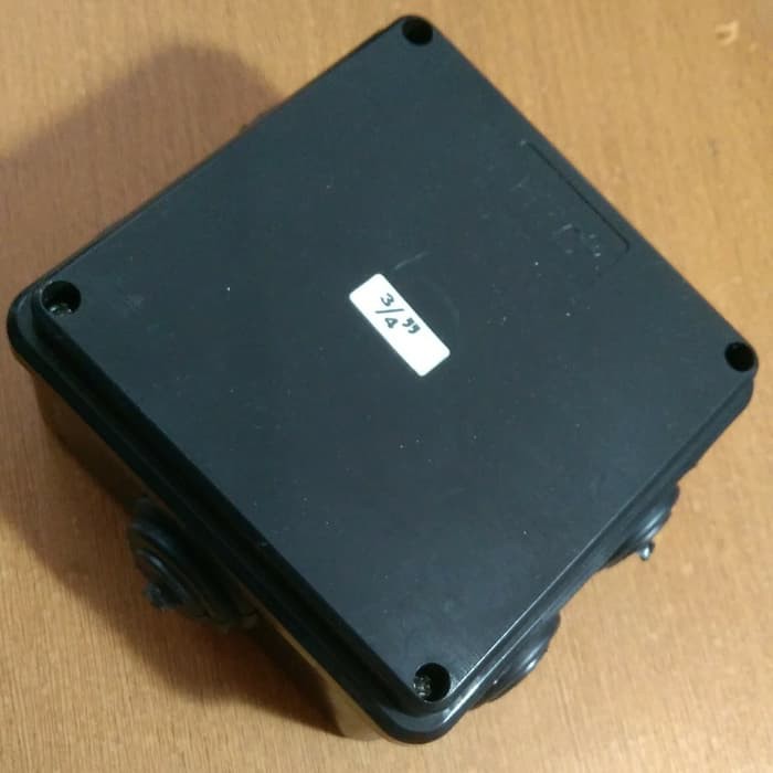 Jual Duradoos Hitam 3/4" Box Hitam u/ Tempat Sambungan Kabel Junction ...