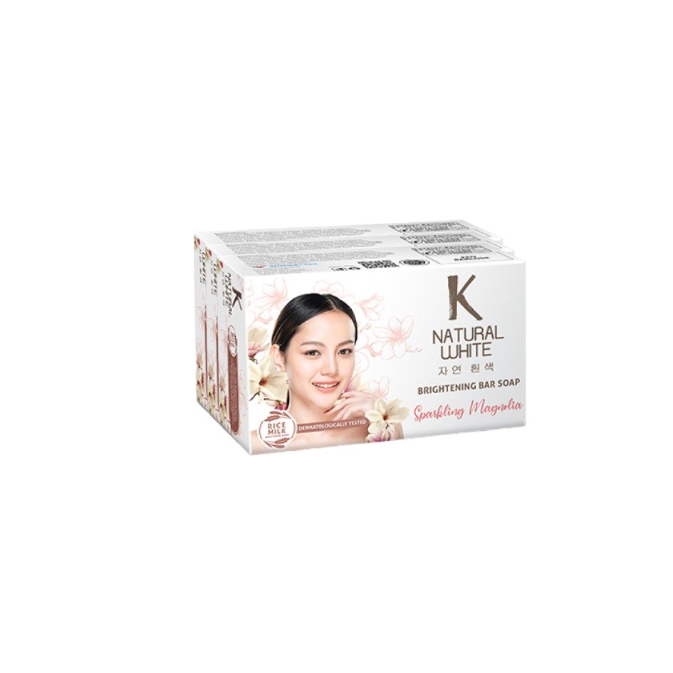 Jual K Natural White Sabun Mandi Batang Magnolia 85Gr x3 | Shopee Indonesia