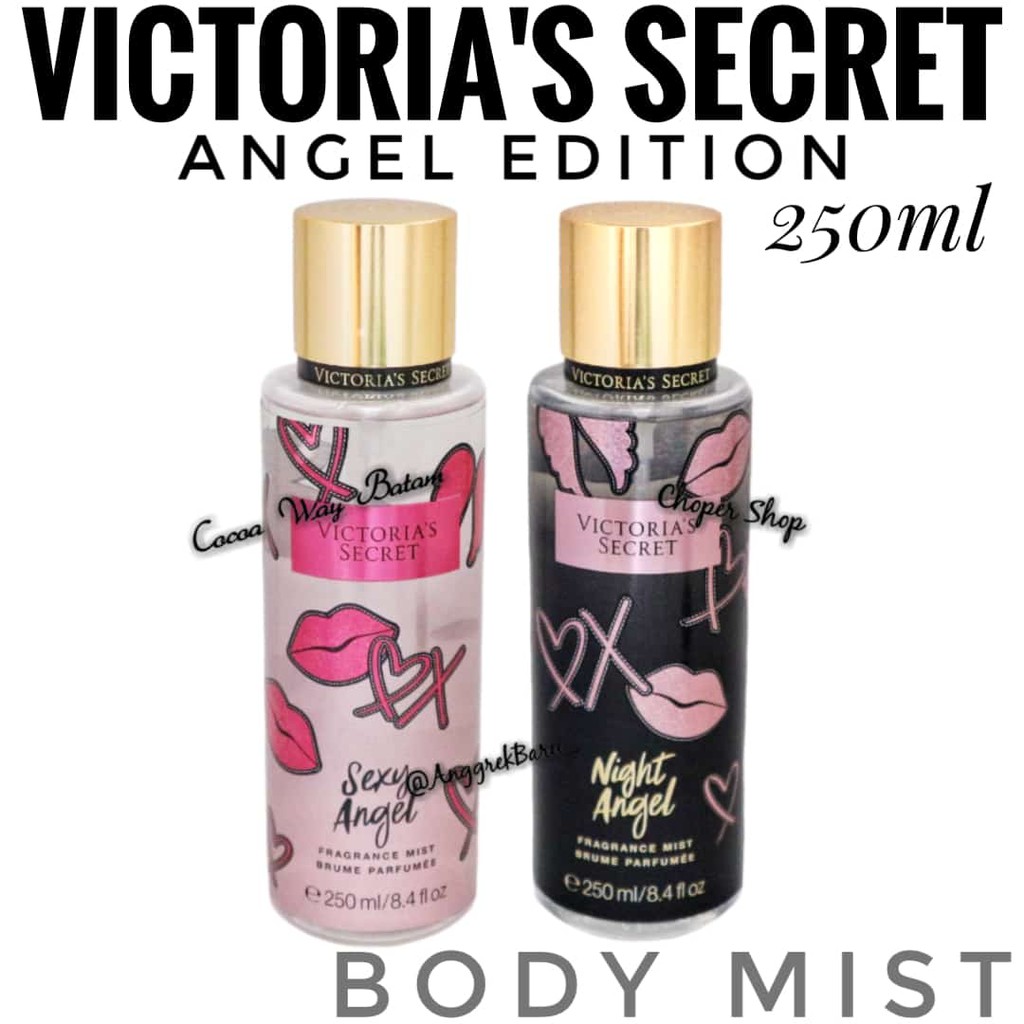 Jual Bodymist Victoria's Secret Sexy Angel, Night Angel 250ml ...
