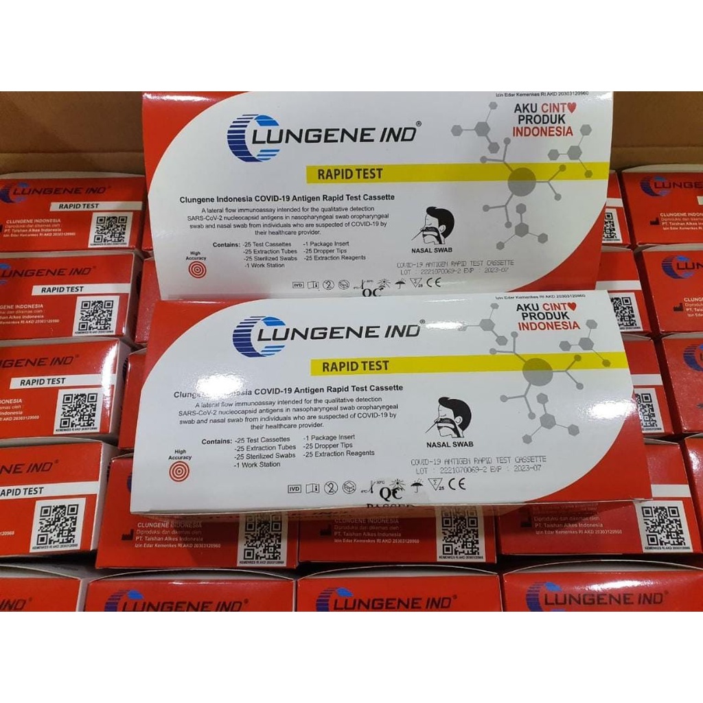 Jual LUNGENE MERAH PUTIH - Test SWAB Antigen Covid-19 / Rapid Test ...