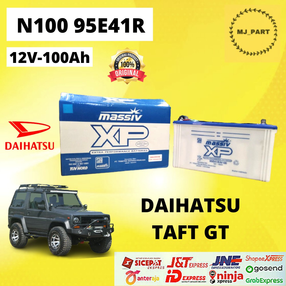 Jual Aki Basah Massiv xp N100 12V 100Ah 95E41R DAIHATSU TAFT GT TOYOTA DYNA TOYOTA HARDTOP ...