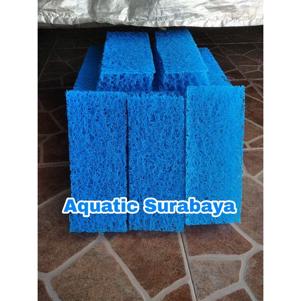 Jual Filter Mat Hi-Density Filter Biru/Japmat Filter Aquarium Kolam ...