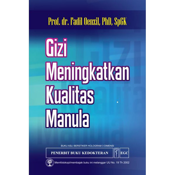 Jual Buku Gizi Original - Buku Gizi Meningkatkan Kualitas Manula Fadil Oenzil EGC | Shopee Indonesia