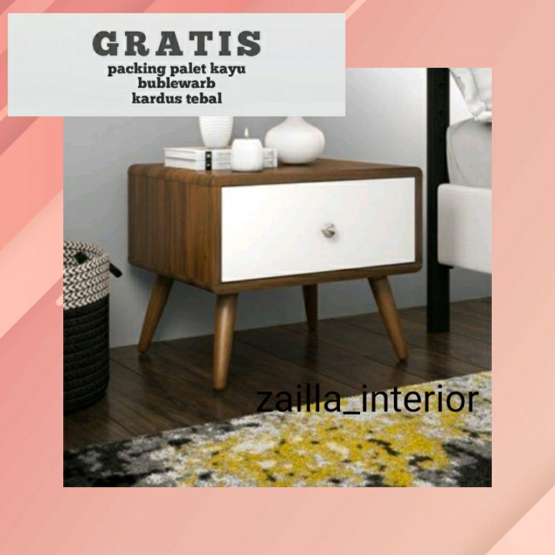Jual Meja Nakas Meja Kamar Meja Kosmetik Minimalis Kamar Tidur Laci ...