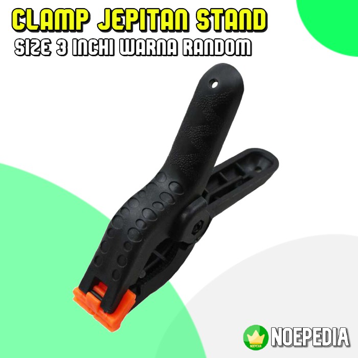 Jual Klip Clamp Penjepit Kain Backdrop Background Photo Foto Studio Fotografi 3 inch Spring ...