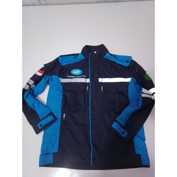 Jual Jaket Wearpack Custom Bordir logo | Shopee Indonesia