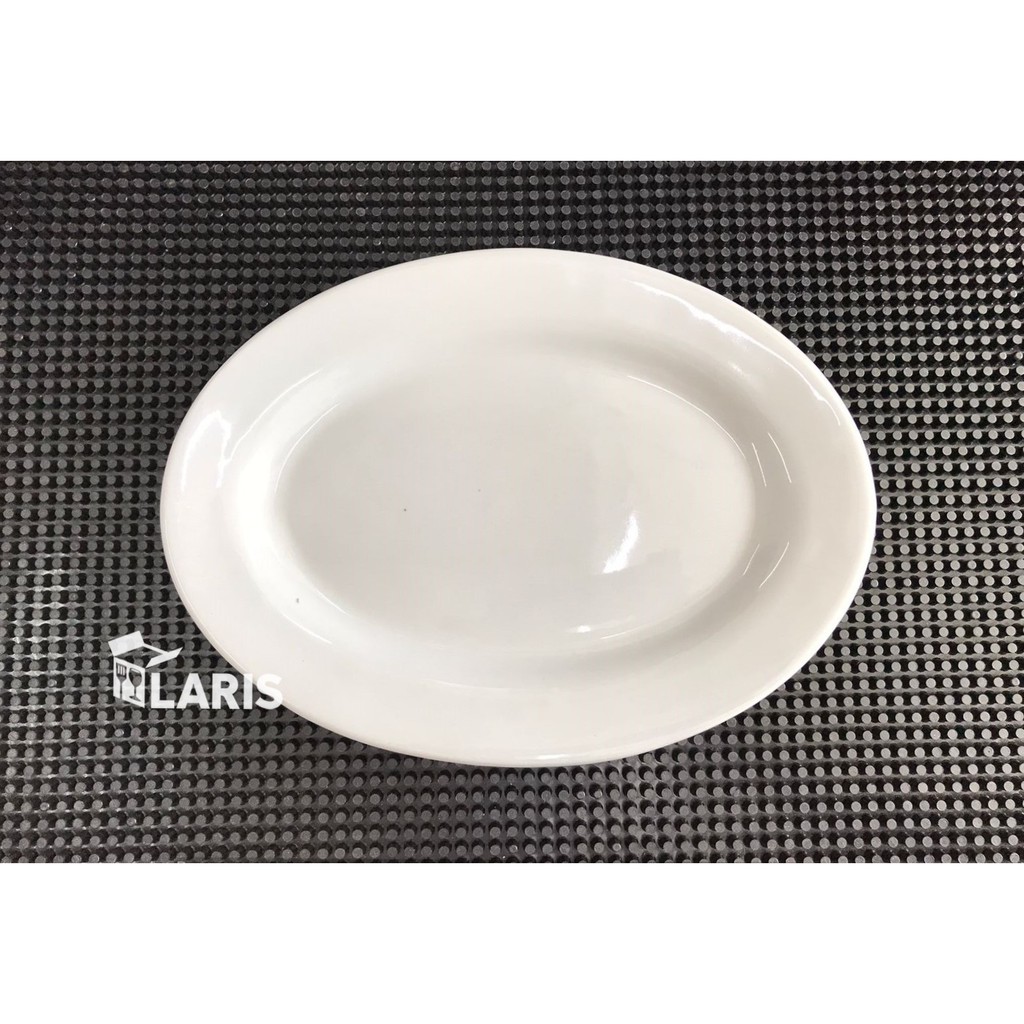 Jual Piring Oval Keramik Lodor Ceper 10 Inch atau 25 cm | Shopee Indonesia