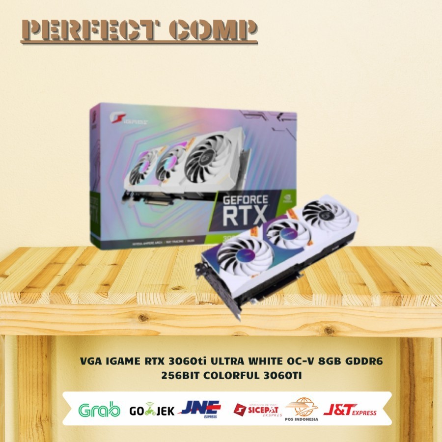 Jual VGA IGAME RTX 3060ti ULTRA WHITE OC-V GDDR6 256BIT COLORFUL 3060Ti LHR | Shopee Indonesia