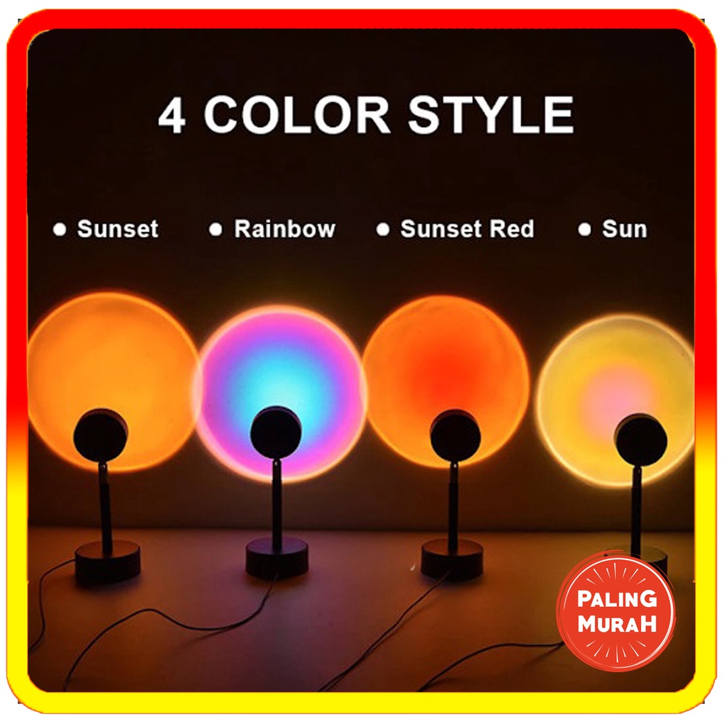 Jual CL - SUNSET LAMP LAMPU SUNSET LAMPU FILL PROYEKTOR LAMPU TIDUR LED ...