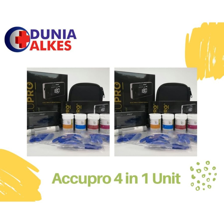 Jual ACCUPRO 4IN1 UNIT/ ACCUPRO MULTI MONITORING METER 4IN1 | Shopee ...