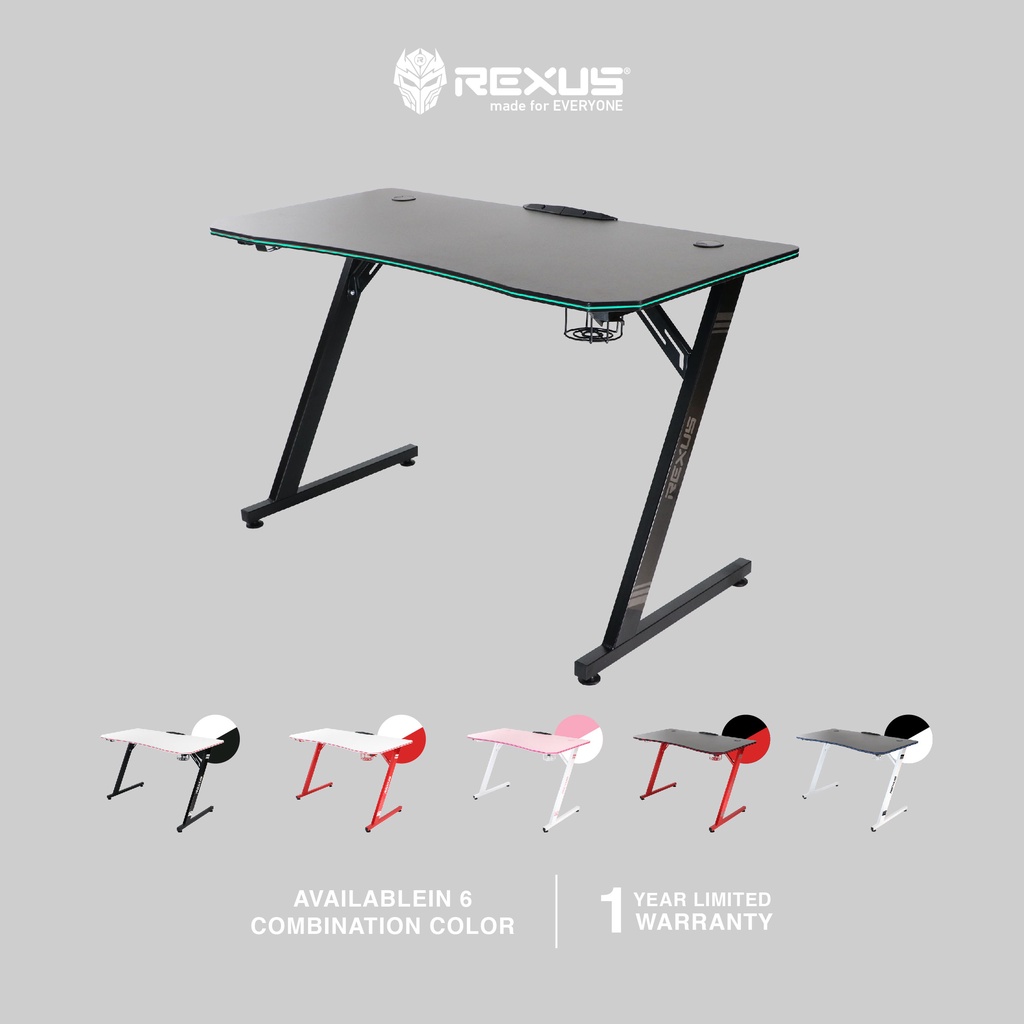 Jual [100% ORI] Rexus Gaming Desk / Meja Gaming Dira RGB | Shopee Indonesia