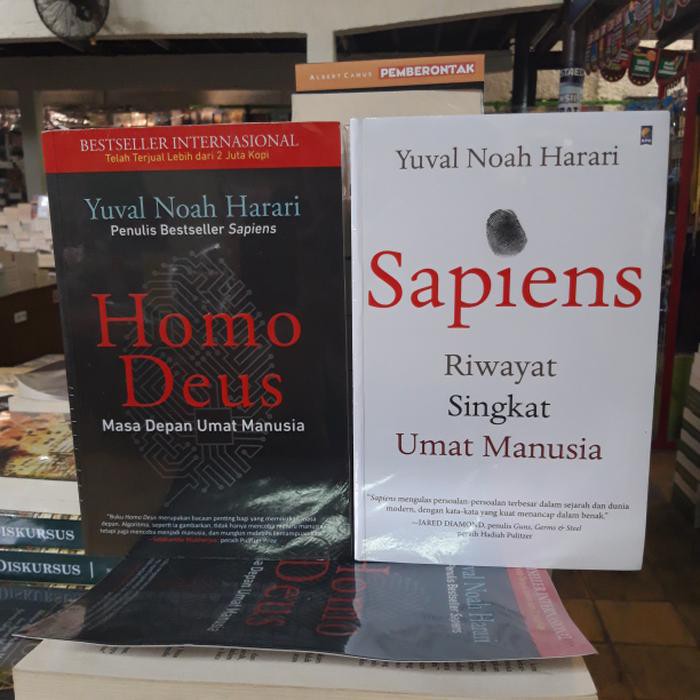 Jual PAKET SAPIENS & HOMODEUS - YUVAL NOAH HARARI | Shopee Indonesia