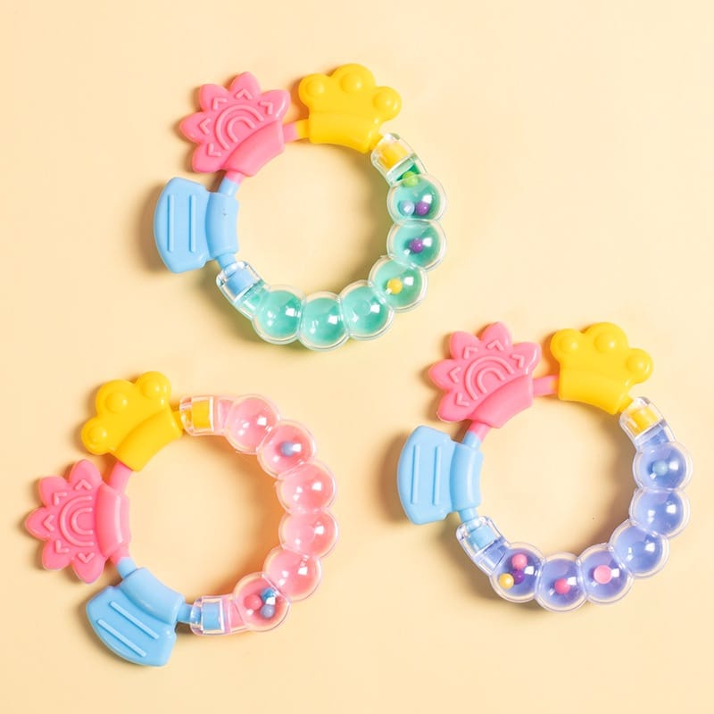 Jual GU Mainan gigitan bayi Mainan Rattle Genggam Bayi Gigitan Empeng ...