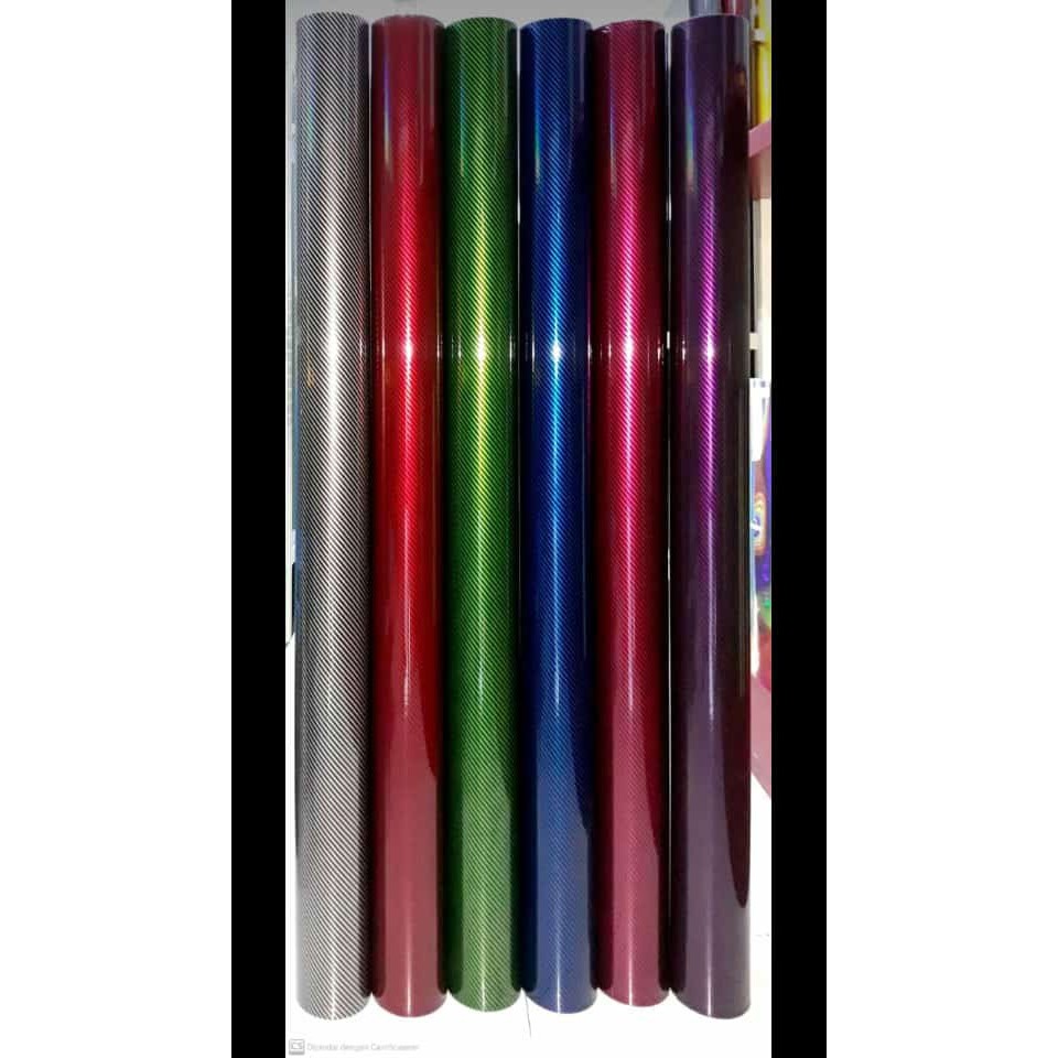 Jual Sticker Stiker Skotlet Vinyl Carbon 7D Premium High Gloss 45cm x ...