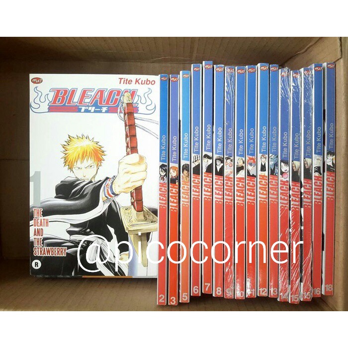 Jual Bleach by Tite Kubo Buku Komik Mnc M&c Action Petualangan Kolpri ...