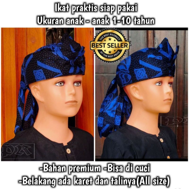 Jual BLANGKON ANAK MOTIF BADUY TOTOPONG UDENG BENDO PECI ANAK / TOPI ...