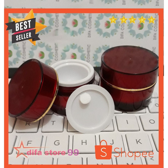 Jual Pot acrylic 10gr maroon / pot akrilik / pot acrilic / pot acrilyc ...