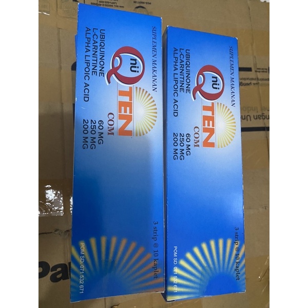 Jual NU Q TEN COM / box / 30 kapsul | Shopee Indonesia