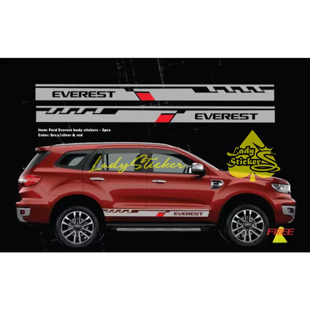 Jual STRIPING STICKER MOBIL FORT EVEREST STIKER LIST MOBIL FORD EVEREST ...