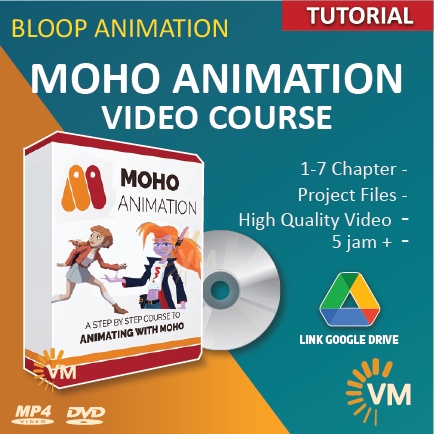Jual BLOOP ANIMATION – MOHO ANIMATION COURSE | DVD TUTORIAL BELAJAR ANIMASI KARTUN VECTOR 2D ...