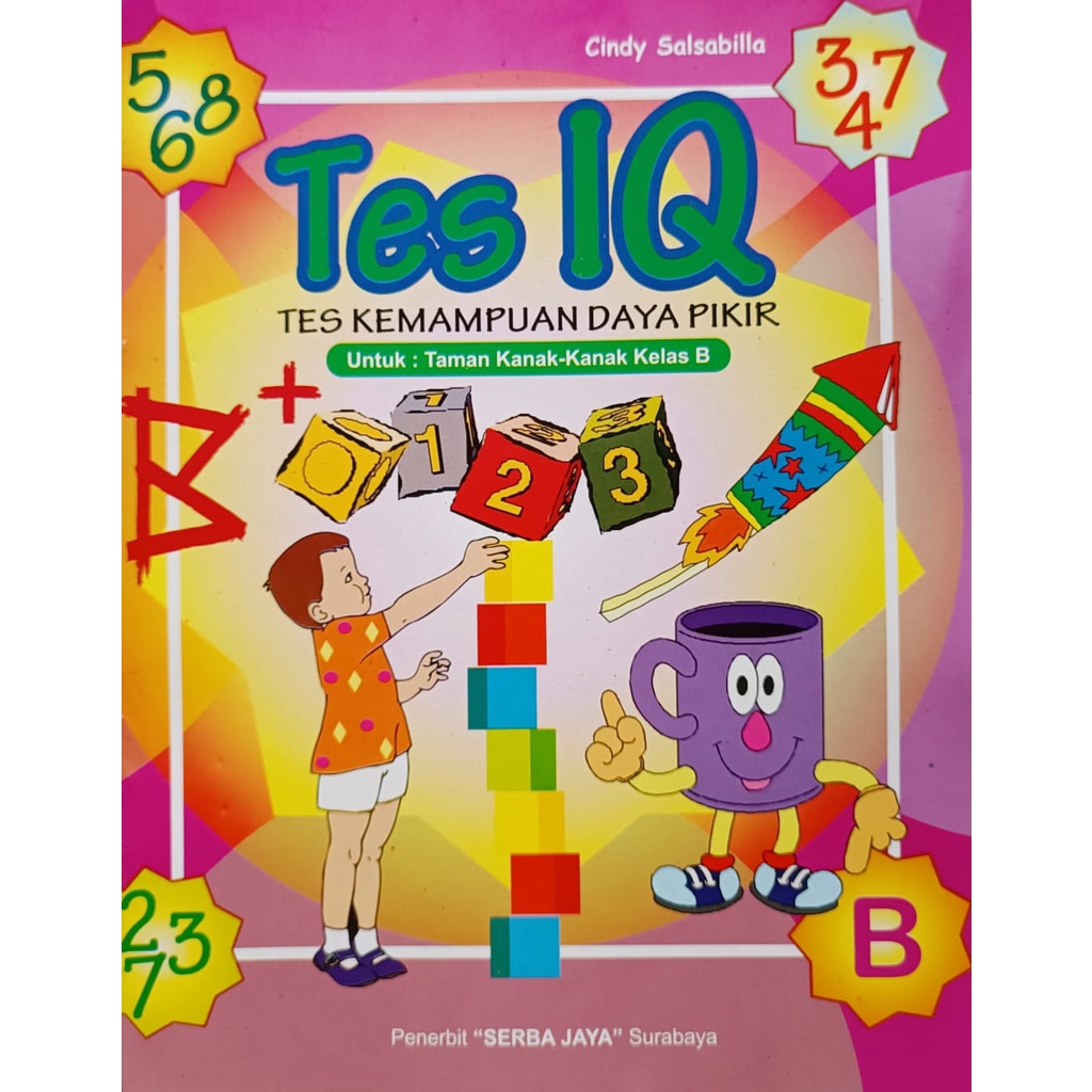 Jual Buku Tes IQ Untuk Anak TK - Buku Tes IQ Anak Kemampuan Daya Pikir ...
