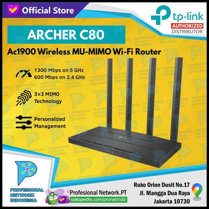 Jual Tp-Link Archer C80 Ac1900 Wireless Mu-Mimo Wi-Fi Router | Shopee Indonesia