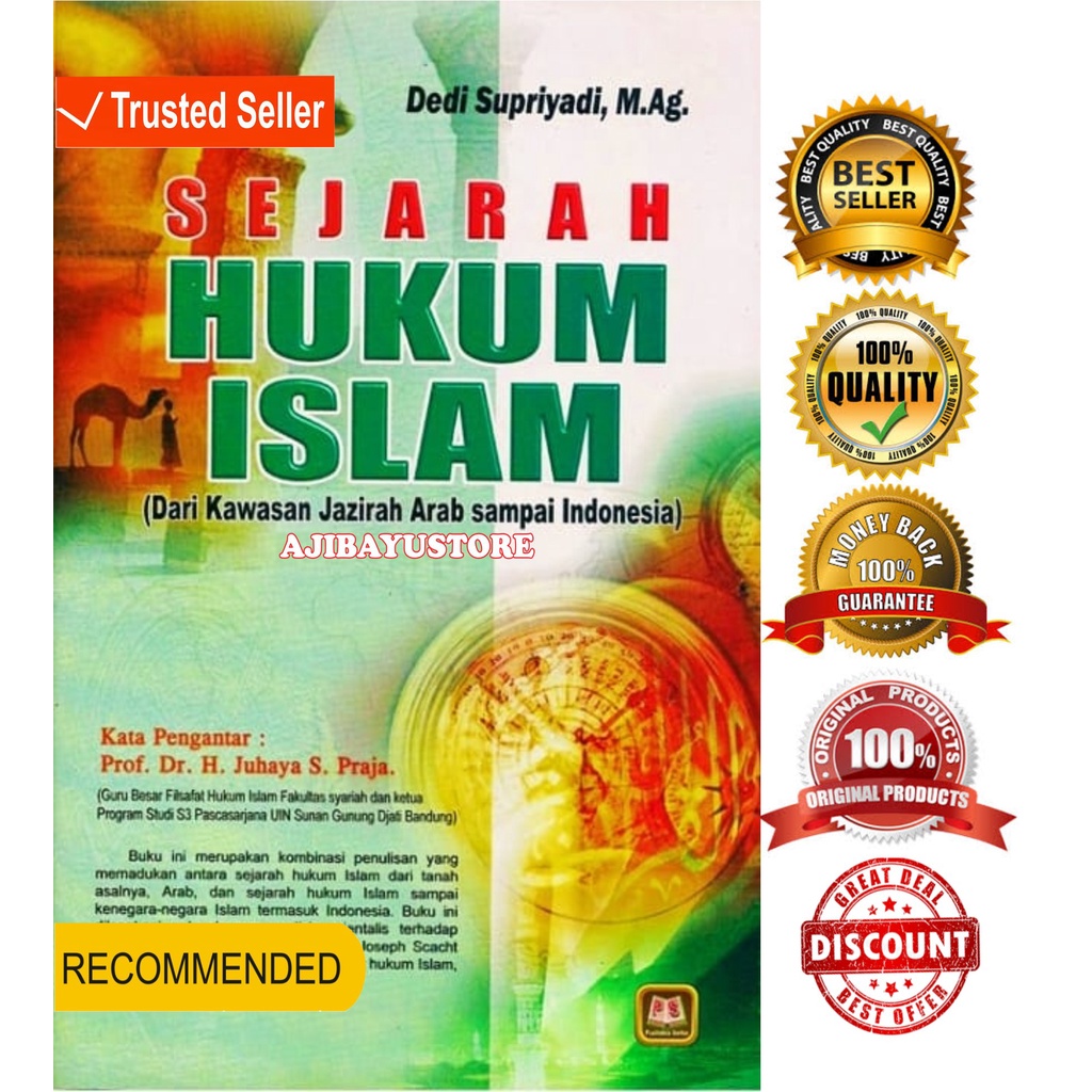 Jual BUKU SEJARAH HUKUM ISLAM Dari Kawasan Jazirah Arab Sampai ...