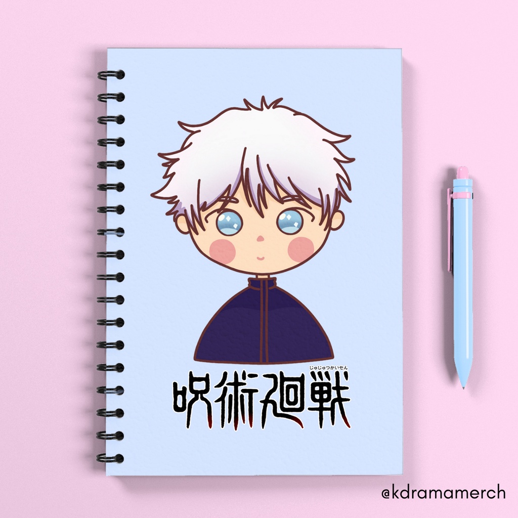 Jual JUJUTSU KAISEN NOTEBOOK SPIRAL ANIME A5/ JJK / ANIME MERCH ...