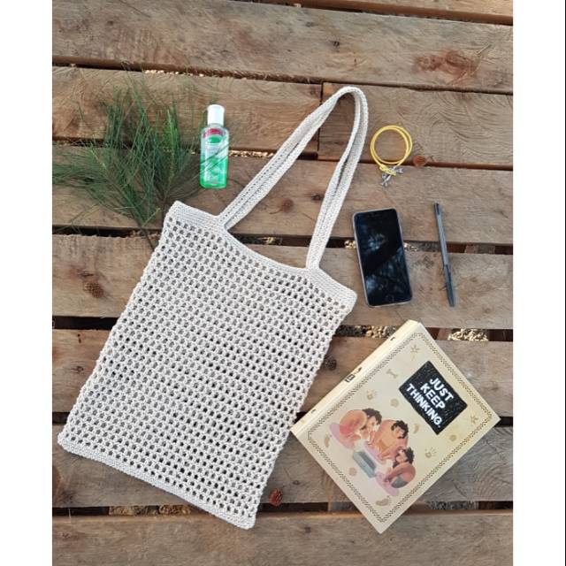 Jual Tote Bag Rajut Handmade / Classic Grochie Tote Bag Rajut | Shopee ...