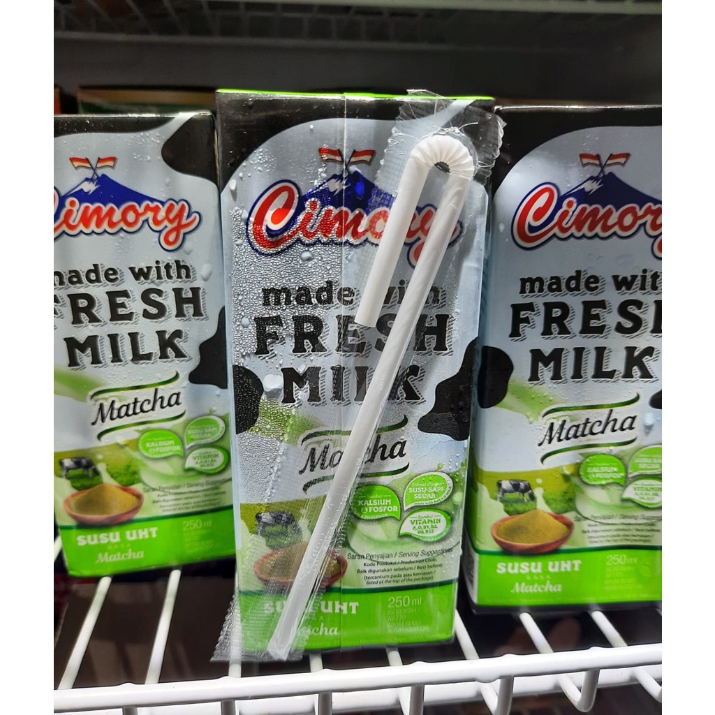 Jual Cimory Fresh Milk MATCHA Susu UHT Rasa Matcha 250 ML | Shopee ...