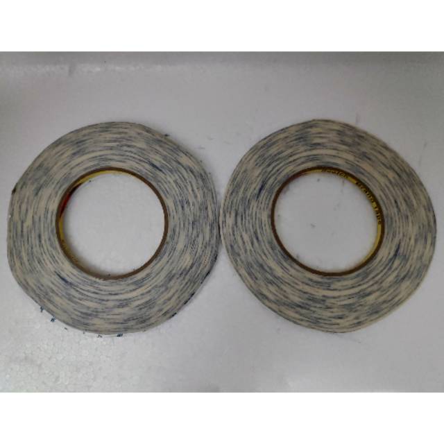 Jual DOUBLE TAPE DOUBLE TIP LEM PEREKAT HITAM STIKER TOUCHSCREEN 0,5 ...
