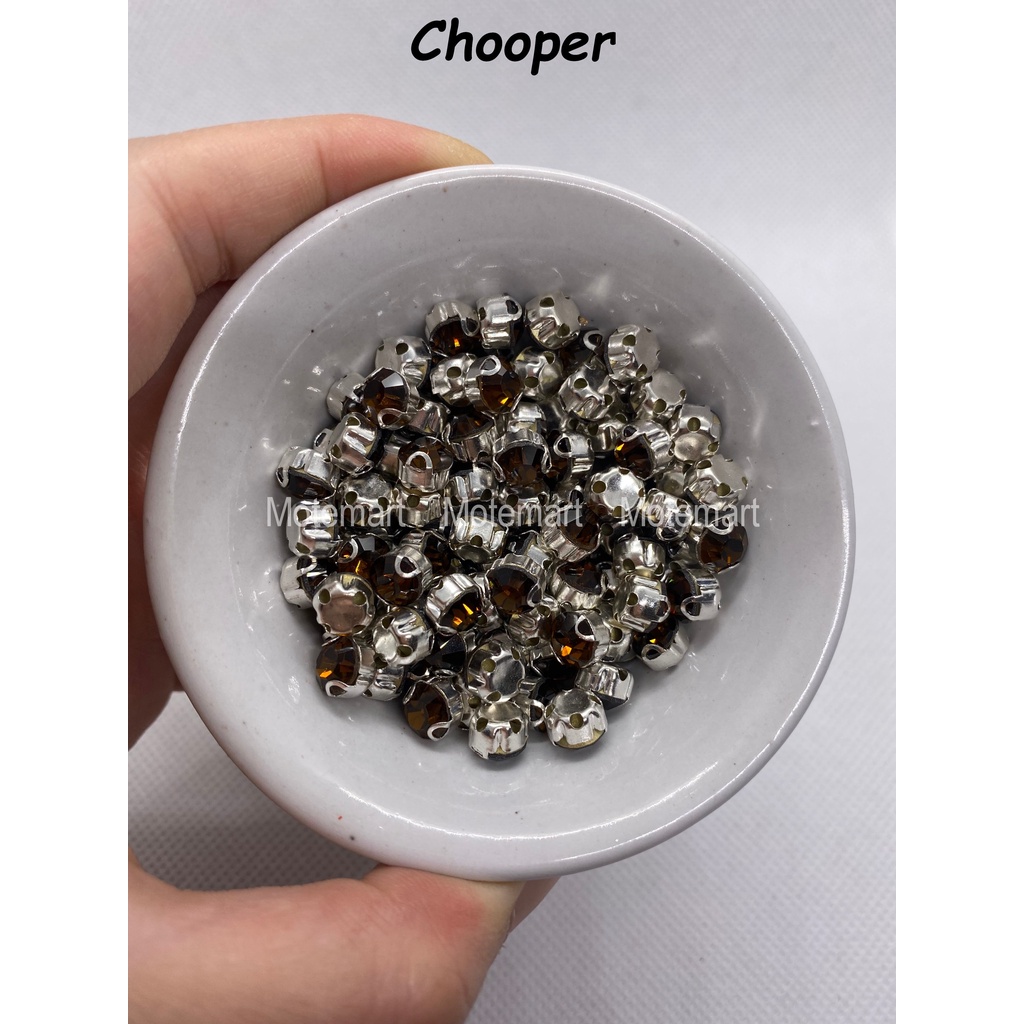 Jual Payet Mote Crystal Cangkang Payet Warna perlusin | Shopee Indonesia