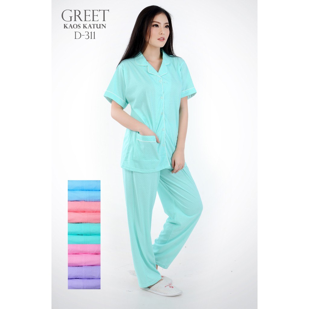Jual GREET NIGHT WEAR - Baju Tidur Model : D-311 / PPK | Shopee Indonesia