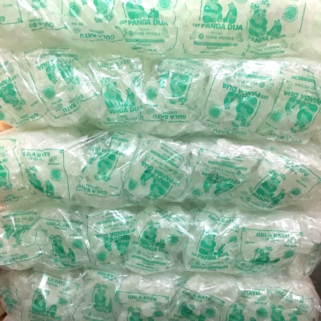 Jual Gula Batu Cap Panda Dua 1 Paket ( 40 x250g ) | Shopee Indonesia