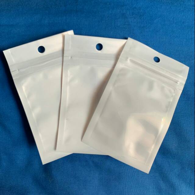 Jual POUCH PUTIH KOMBINASI TRANSPARANT SIZE 6X10 | Shopee Indonesia