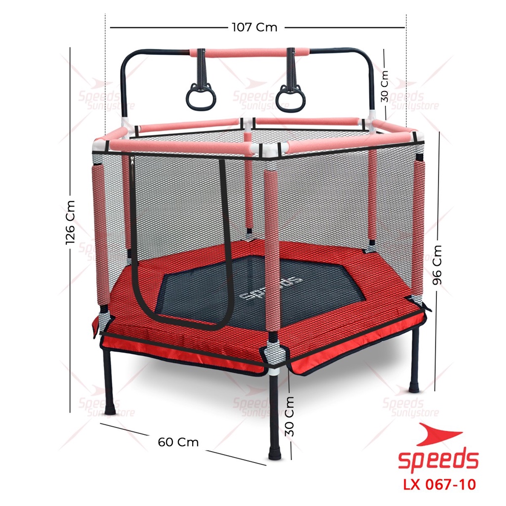 Jual SPEEDS Trampoline Anak Trampolin Lompat Anak Mainan Anak Olahraga ...