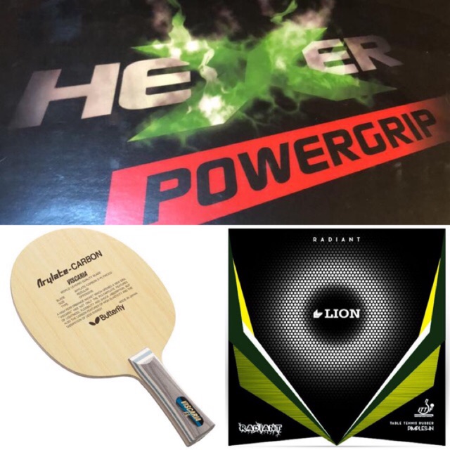 Jual Setup Tenis Meja Butterfly Viscaria FL Hexer Lion Radiant | Shopee Indonesia