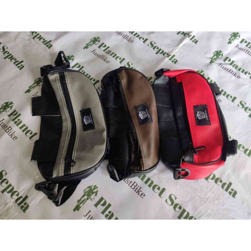 Jual Tas Frame Sepeda Cosmonkey Cos Monkey Kulit PU Leather | Shopee ...