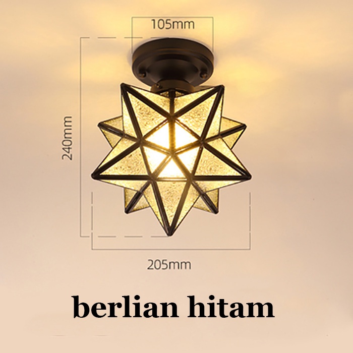 Jual Lampu Gantung Plafon Hias Gantung Kristal Lampu Plafon Minimalis ...