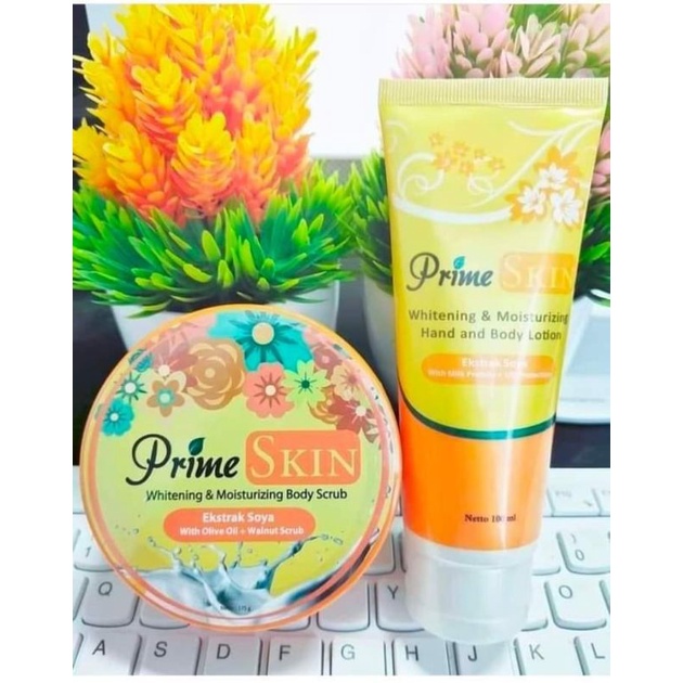 Jual Prime skin body lotion & Lulur body scrub | Shopee Indonesia