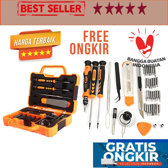 Jual 45 IN 1 ALAT REPARASI TOOL BOX SERVICE PERANGKAT ELEKTRONIK HP ...