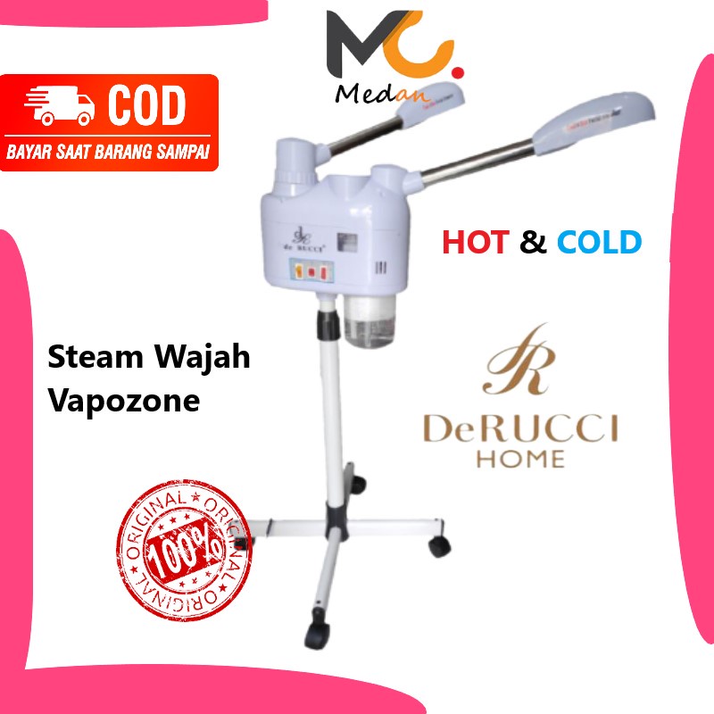 Jual Derucci Alat Facial Steam Wajah Vapozone Hot and Cold 2 Belalai ...
